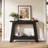 Millwood Pines 41.3" Small Console Table for Entryway, Farmhouse Wooden Sofa Table & Reviews ...